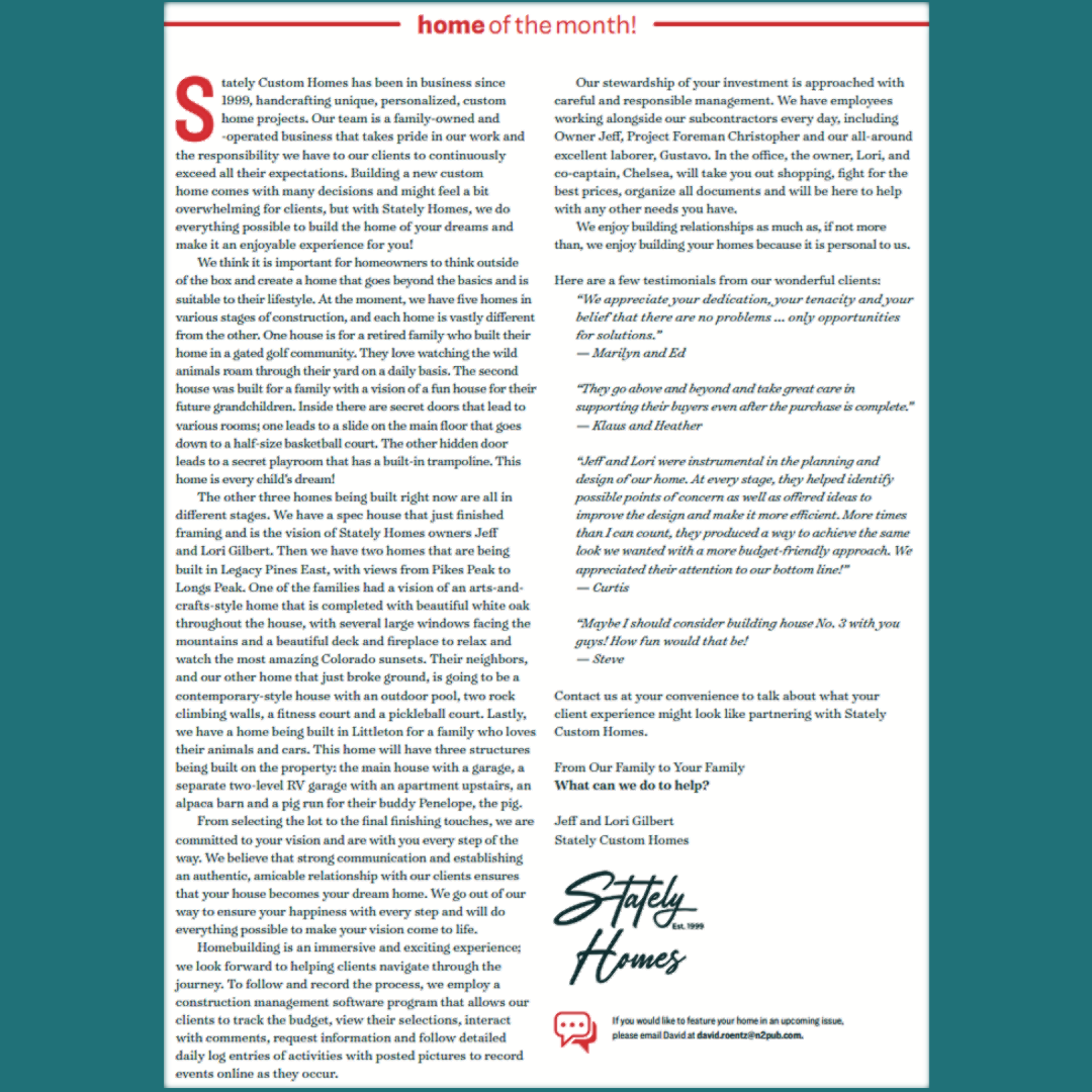 Blog - Stately Homes Inc | Stately Homes Inc